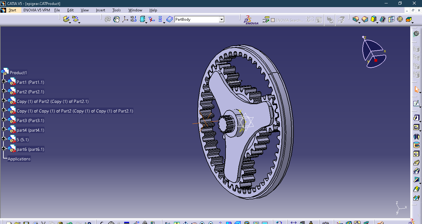 3D file Epicyclic Gear ⚙️ ・Model to download and 3D print・Cults