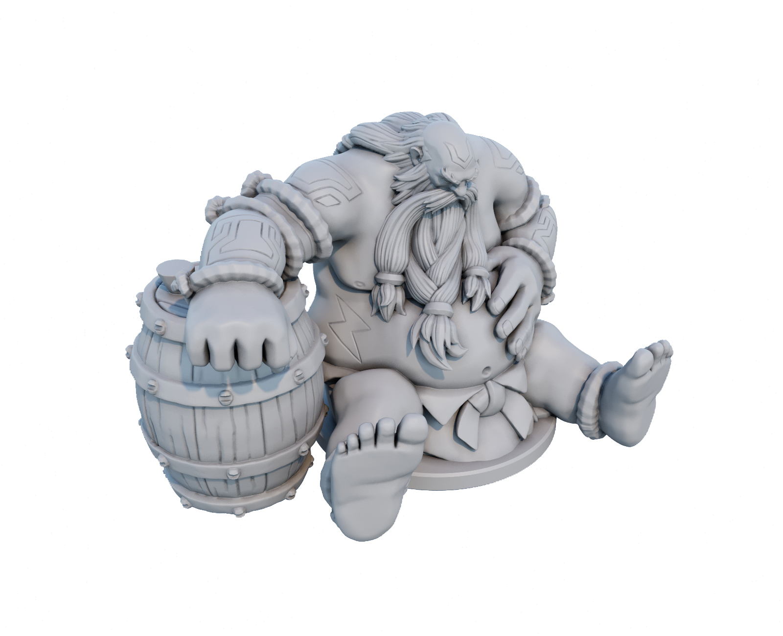 🎲 gragas League of Legends 3D print model・ STL File for ・Cults