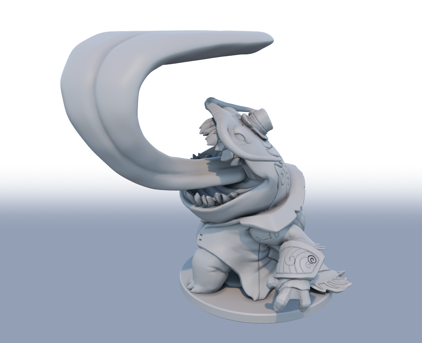 🎲 Tahm Kench League of Legends 3D print model・ STL File for ・Cults