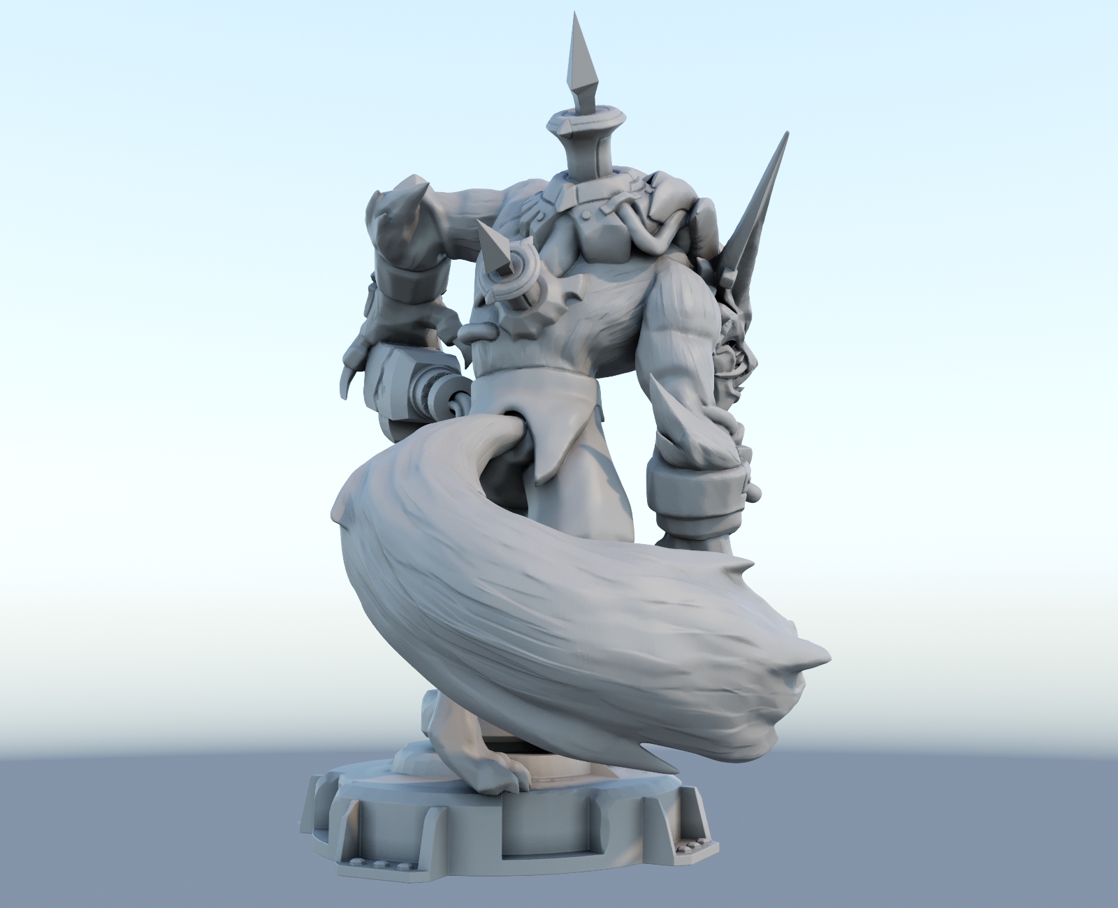 🎲 warwick League of Legends 3D print model・ STL File for ・Cults