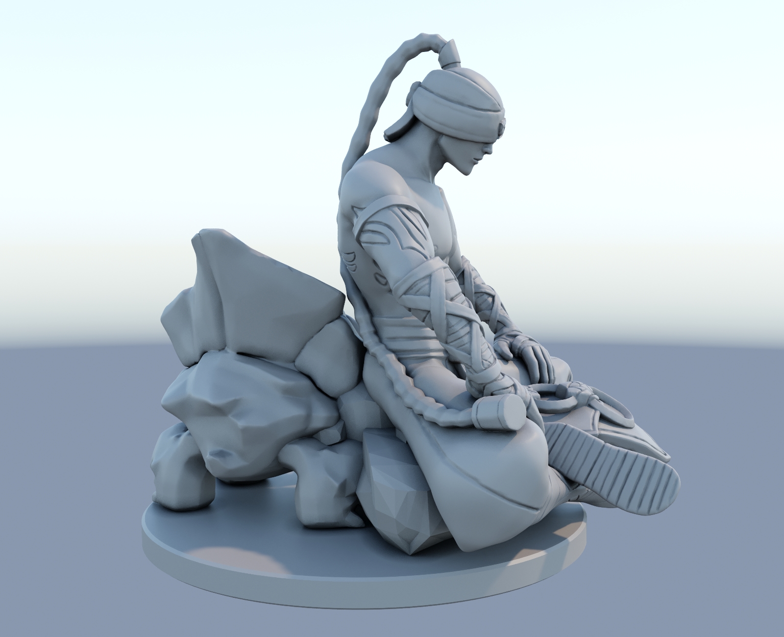 STL file lee sin League of Legends 3D print model 🎲 ・3D printer model ...