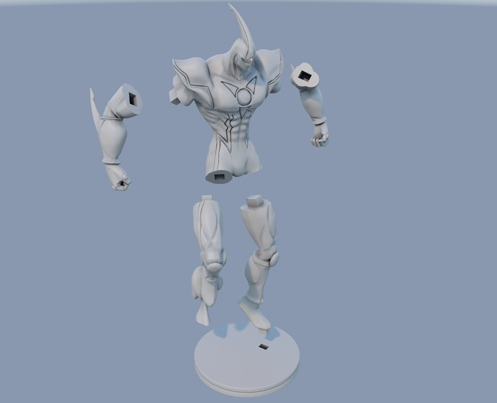 🎲 Yu-Gi-Oh Elemental hero Neos 3D print model・ STL File for ・Cults
