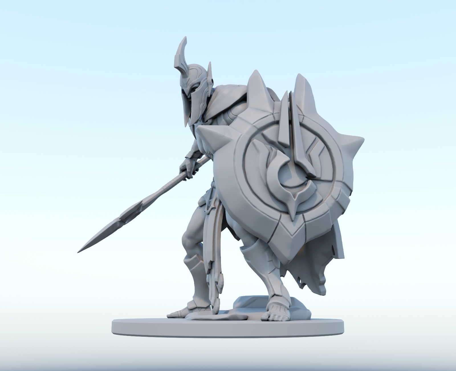 STL file pantheon League of Legends 3D print model 🎲 (OBJ)・Model to ...