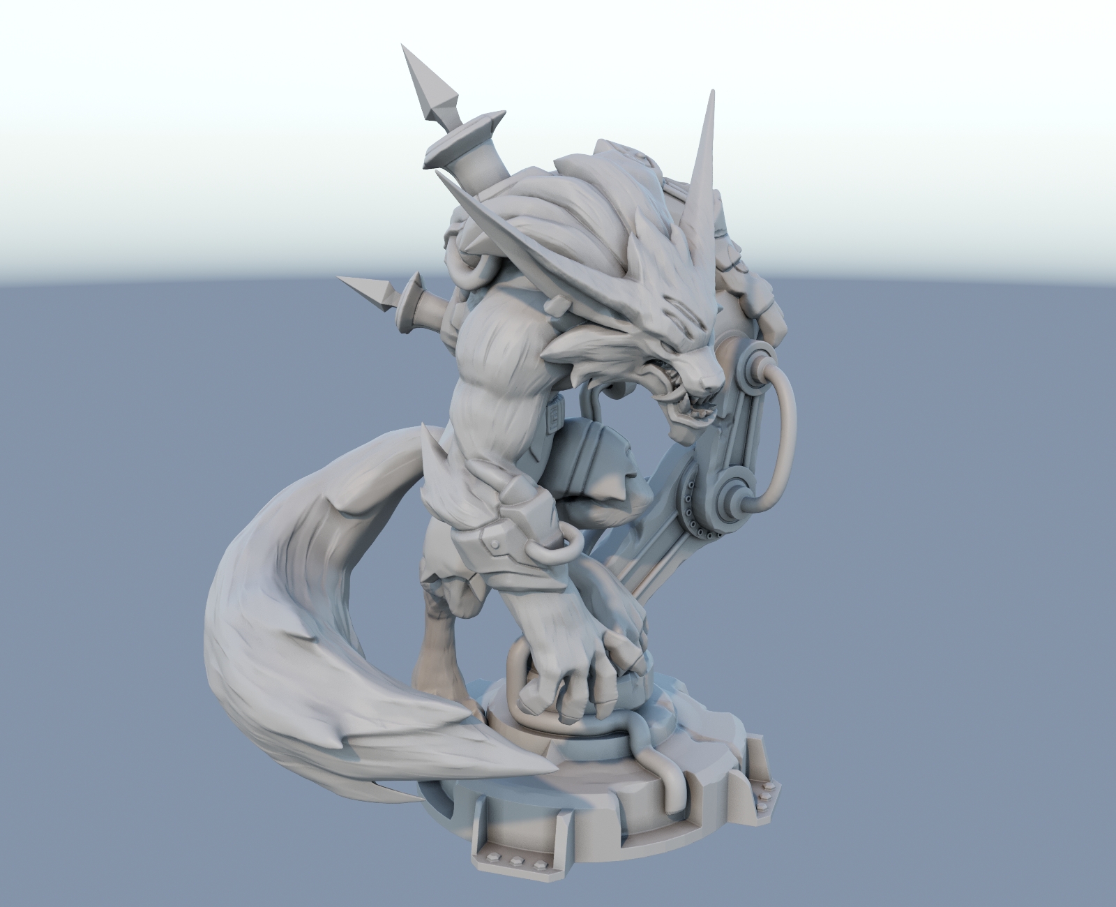 🎲 warwick League of Legends 3D print model・ STL File for ・Cults