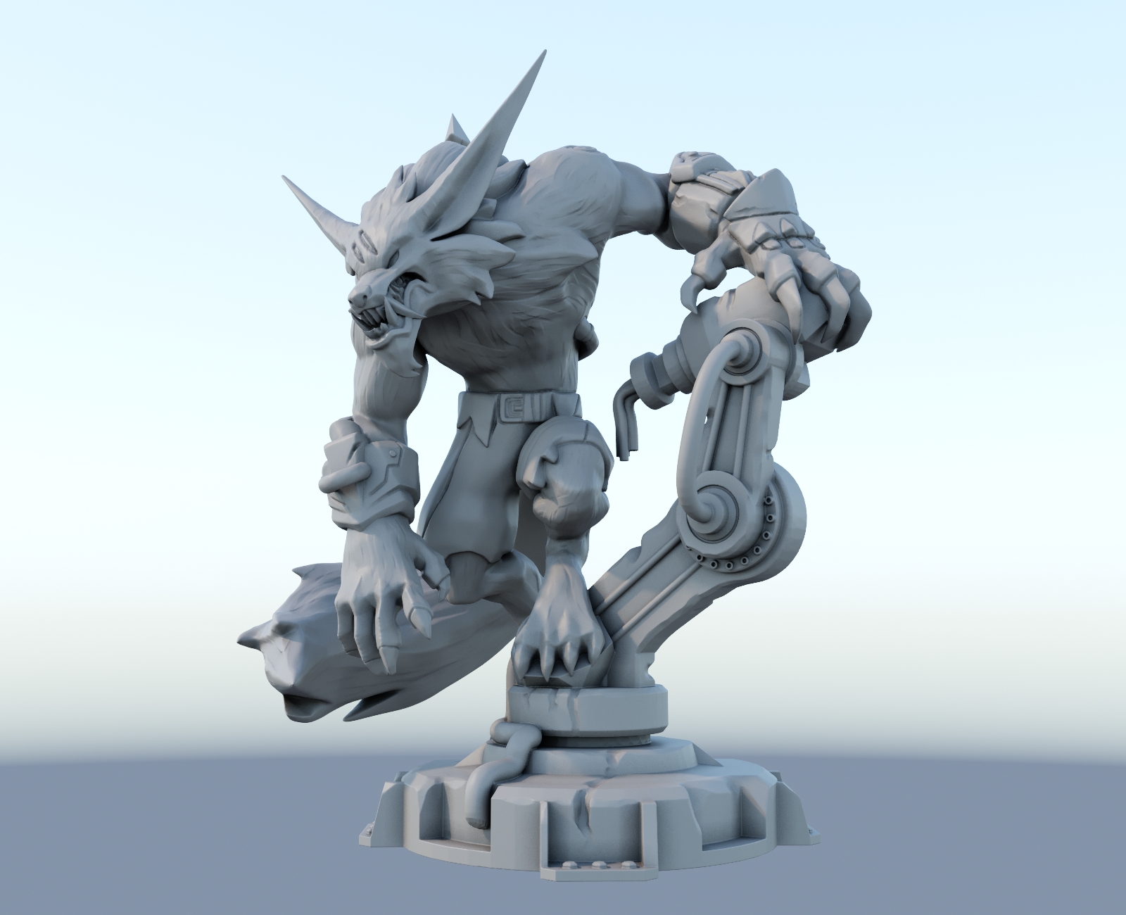 🎲 warwick League of Legends 3D print model・ STL File for ・Cults