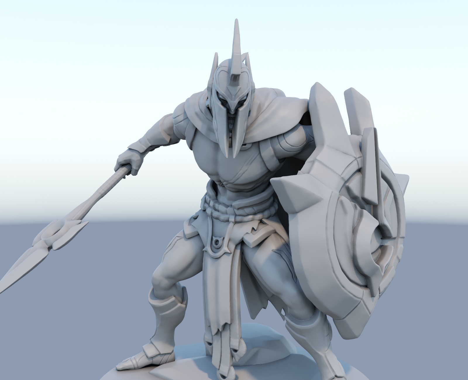 STL file pantheon League of Legends 3D print model 🎲 (OBJ)・Model to ...
