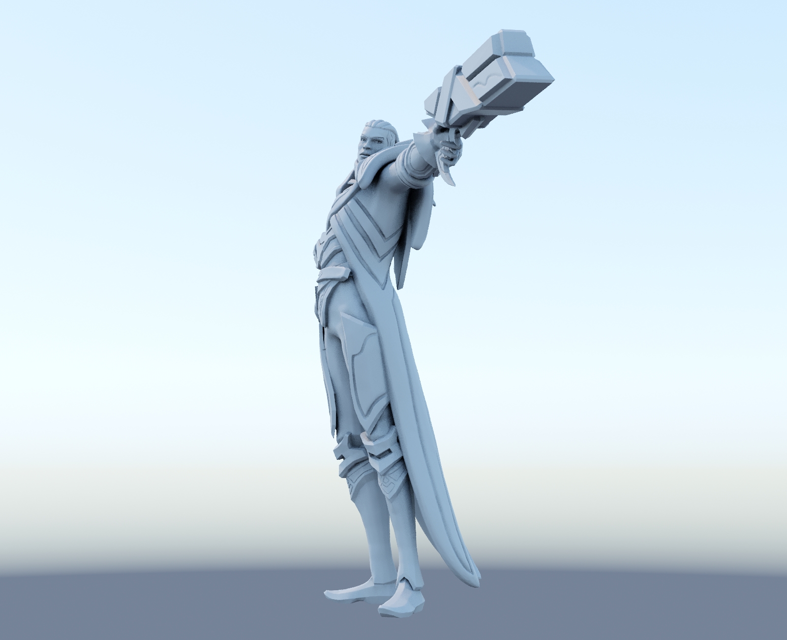 STL file Lucian League of Legends 3D print model 🎲 ・Model to download ...
