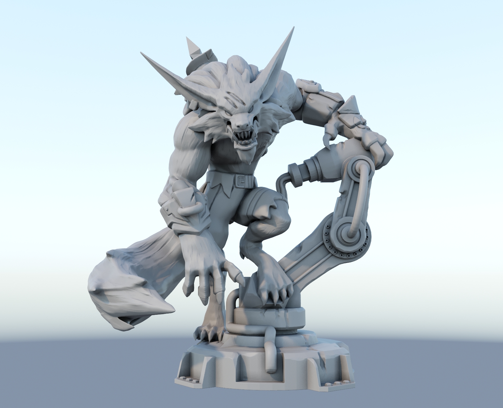 🎲 warwick League of Legends 3D print model・ STL File for ・Cults