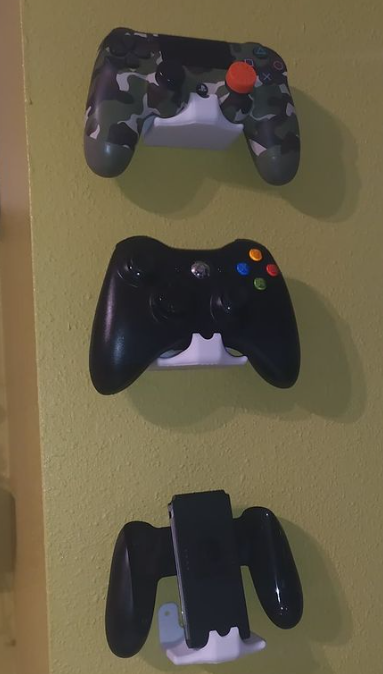 🪝 PS4 Controller Wall mount・ STL File for ・Cults