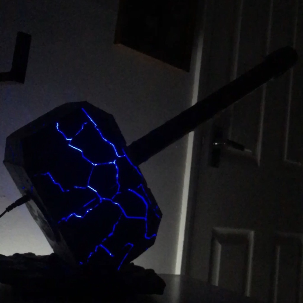 ️‍🔥 'Cracked Mjolnir', Thor Love and Thunder・Free STL File for ・Cults