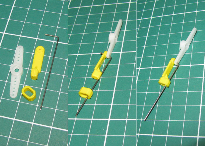 🔒 Servo Push Rod Lock (0.8-1.2mm Wire)・Free 3D File for ・Cults