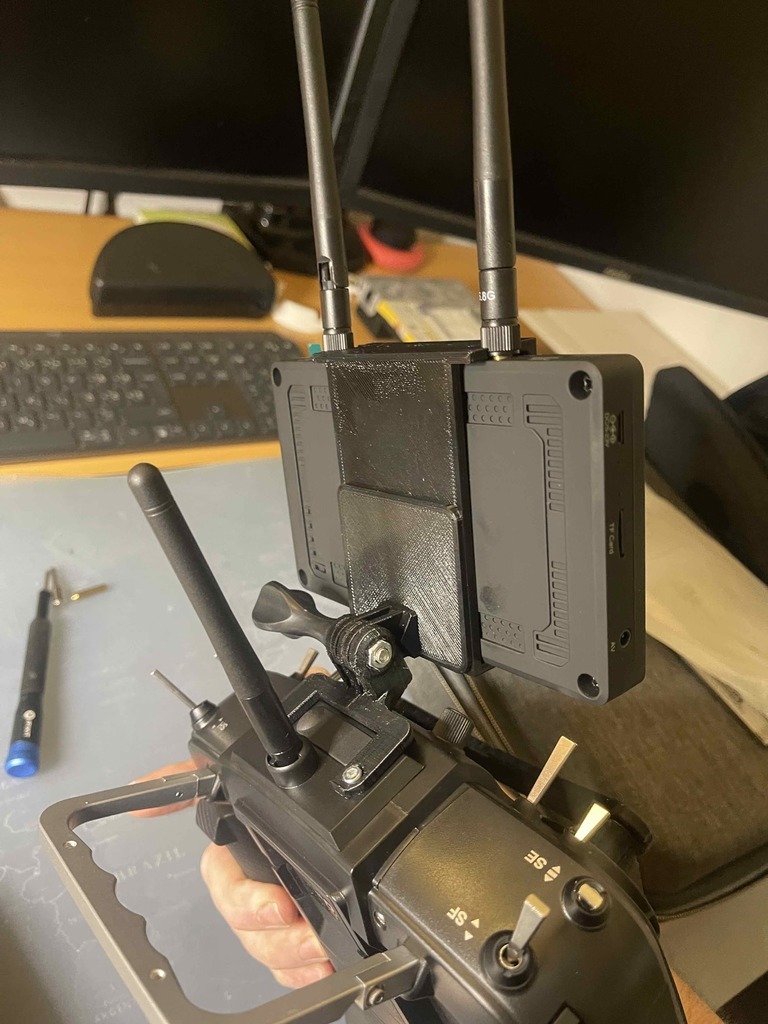 🚁 Eachine Moneagle 5 GoPro mount for RadioMaster TX16S・Free STL File for ・Cults