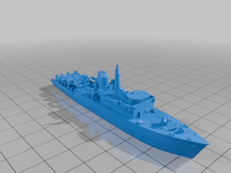 ⚖️ Hunt Class UK Minesweeper (1/600 and 1/1250 scales)・Free 3D File for ...
