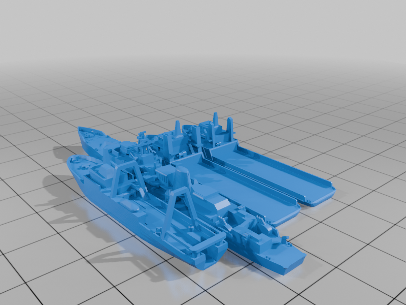 🇮🇸 Cod War! (1/1250 scale)・Free 3D File for ・Cults