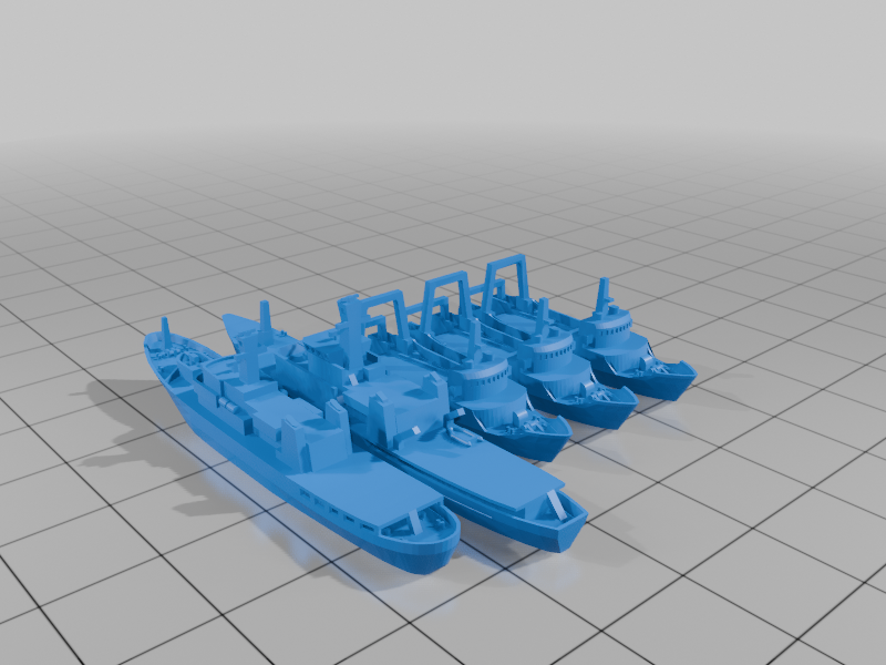 🇮🇸 Cod War! (1/1250 scale)・Free 3D File for ・Cults