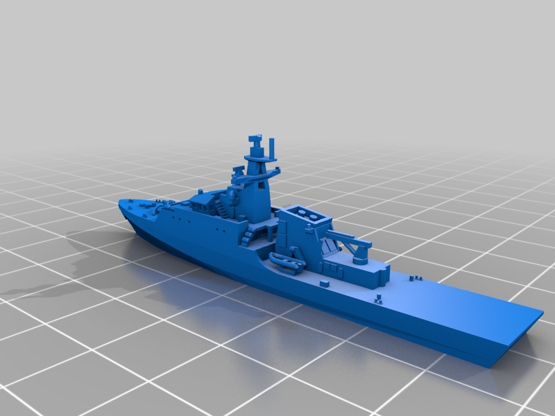 🇯🇪 Royal Navy River Class OPV Batch 2 1/1250 scale・Free STL File for ・Cults
