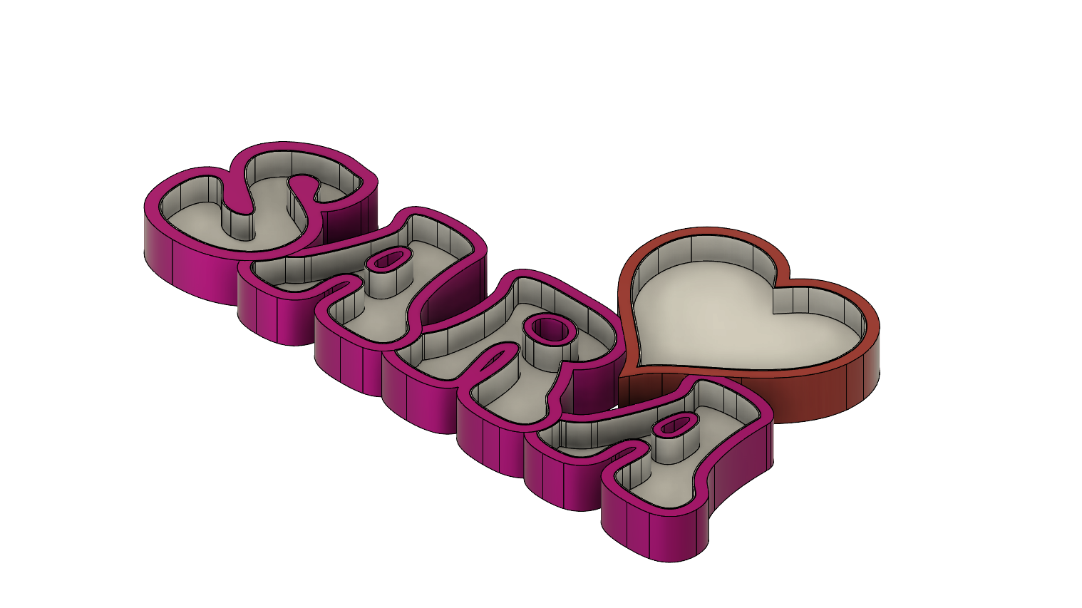 Archivo STL Nombre Sara 🏠 ・Modelo para descargar y imprimir en 3D・Cults