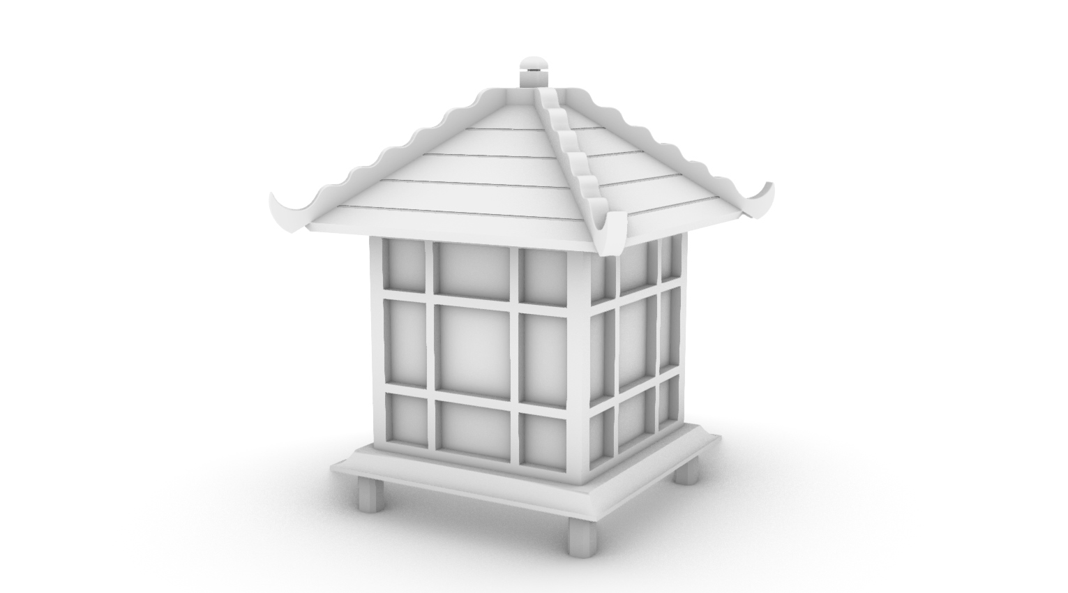 STL file Japanese Table Lamp 🔦 ・3D printing model to download・Cults