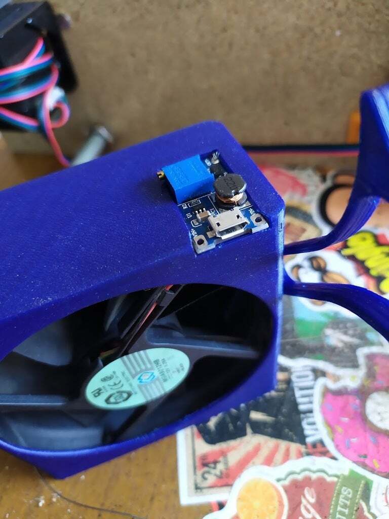 Free STL file Soldering filter fan - USB powered 💾 ・3D print object to ...