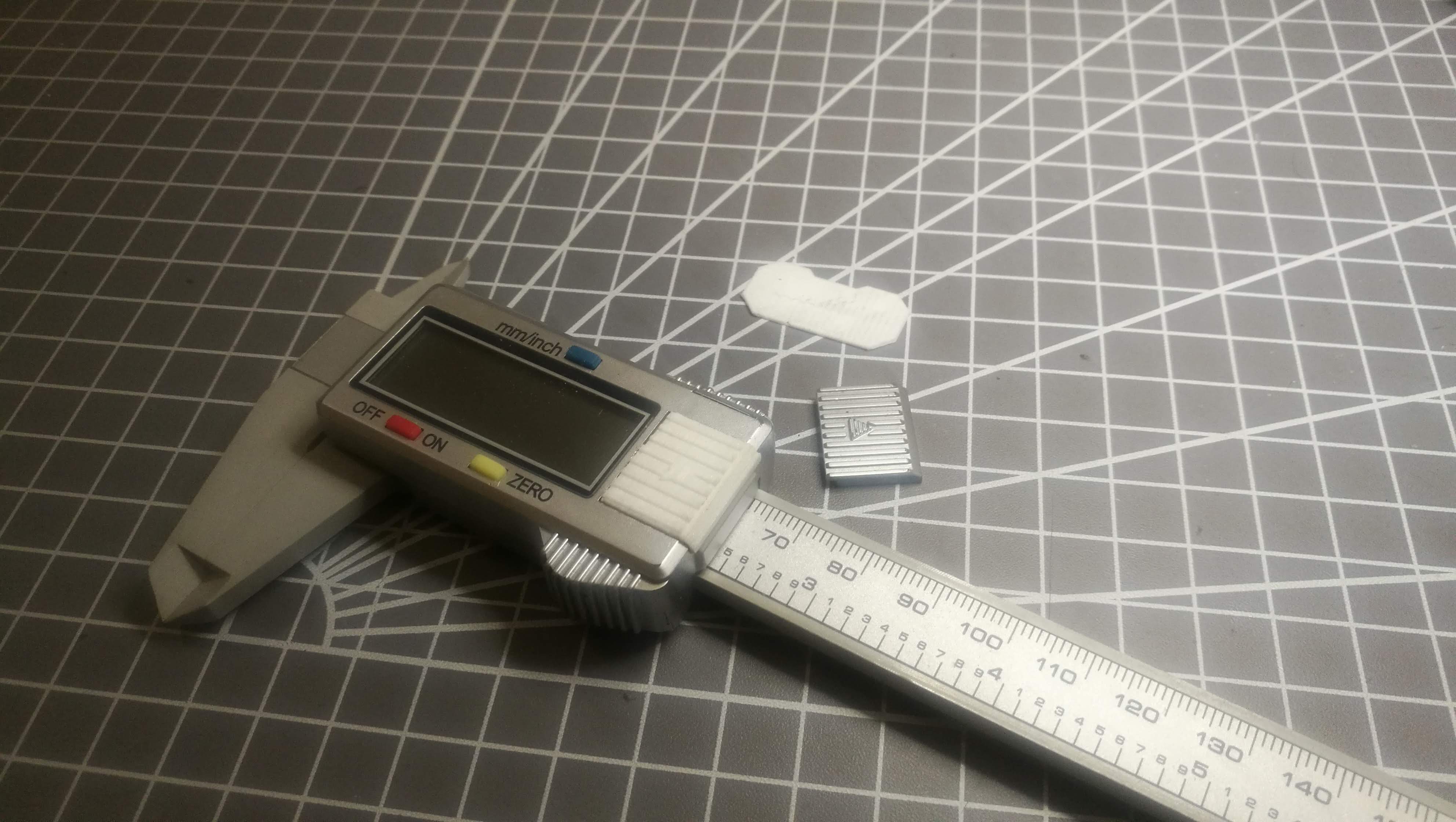 🔋 Caliper Caliber battery cover・ STL File for ・Cults
