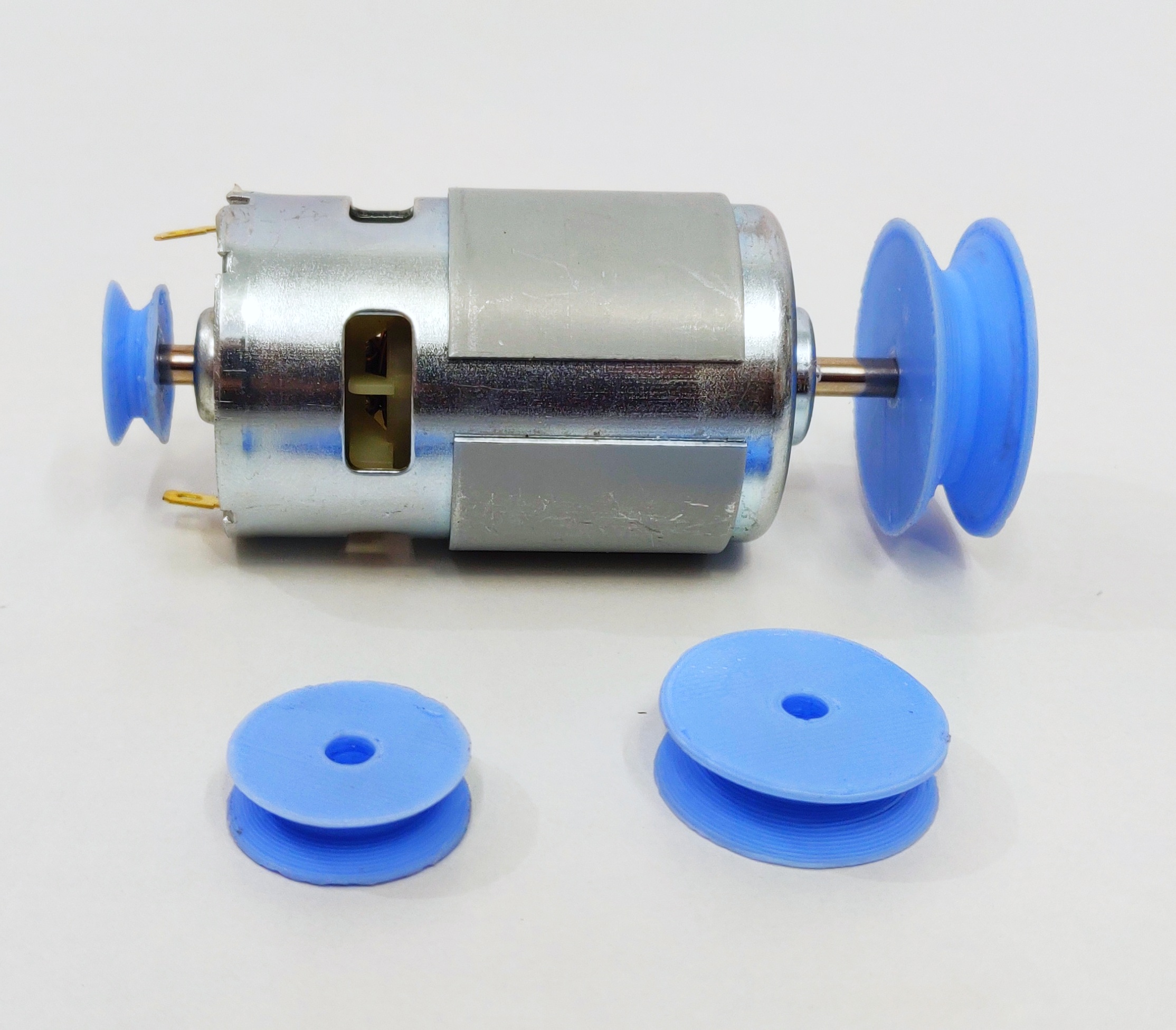 ⚙️ 775 DC Motor Pulley of 4 Different Sizes・ STL File for 3D printing・Cults