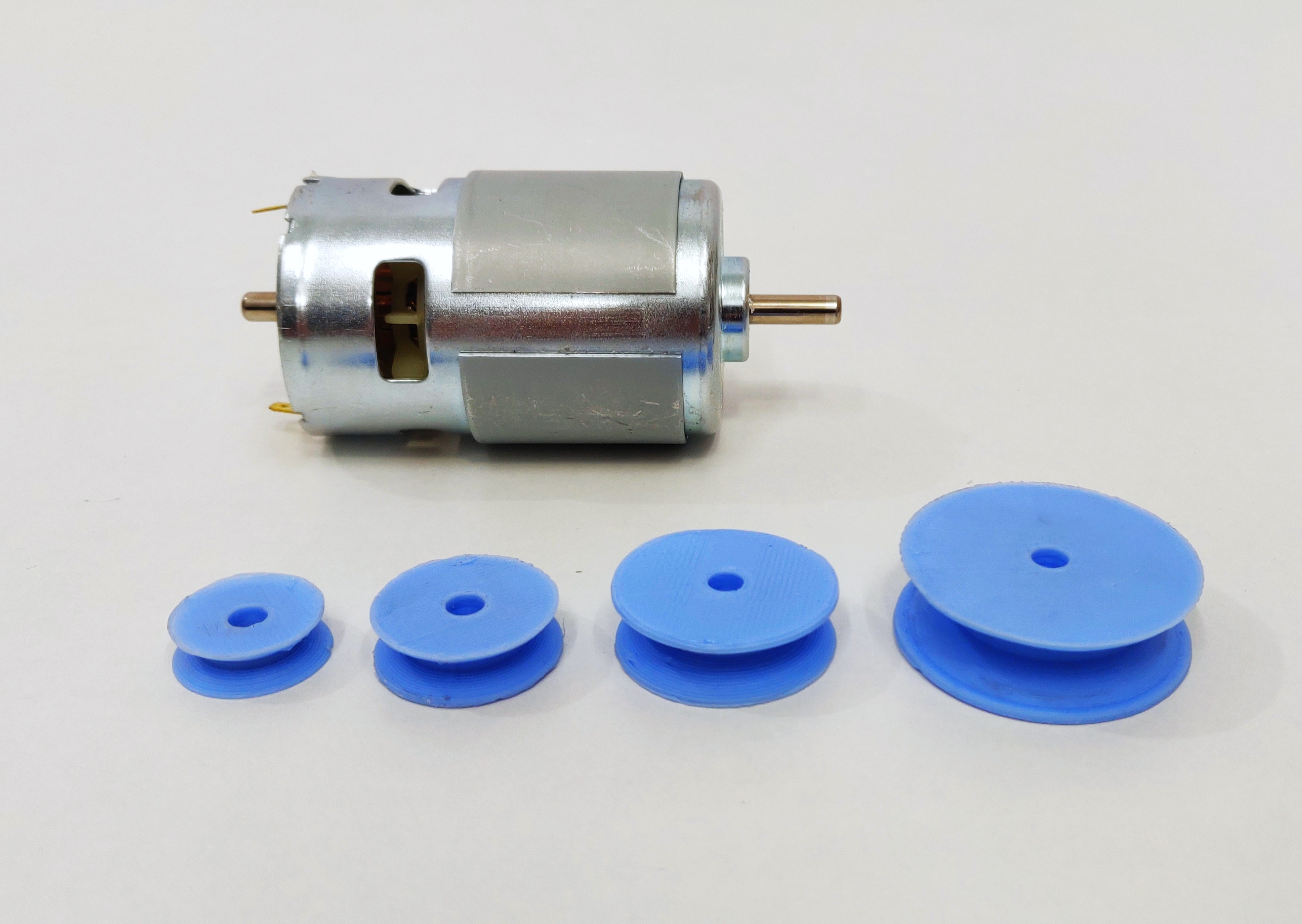 ⚙️ 775 DC Motor Pulley of 4 Different Sizes・ STL File for 3D printing・Cults