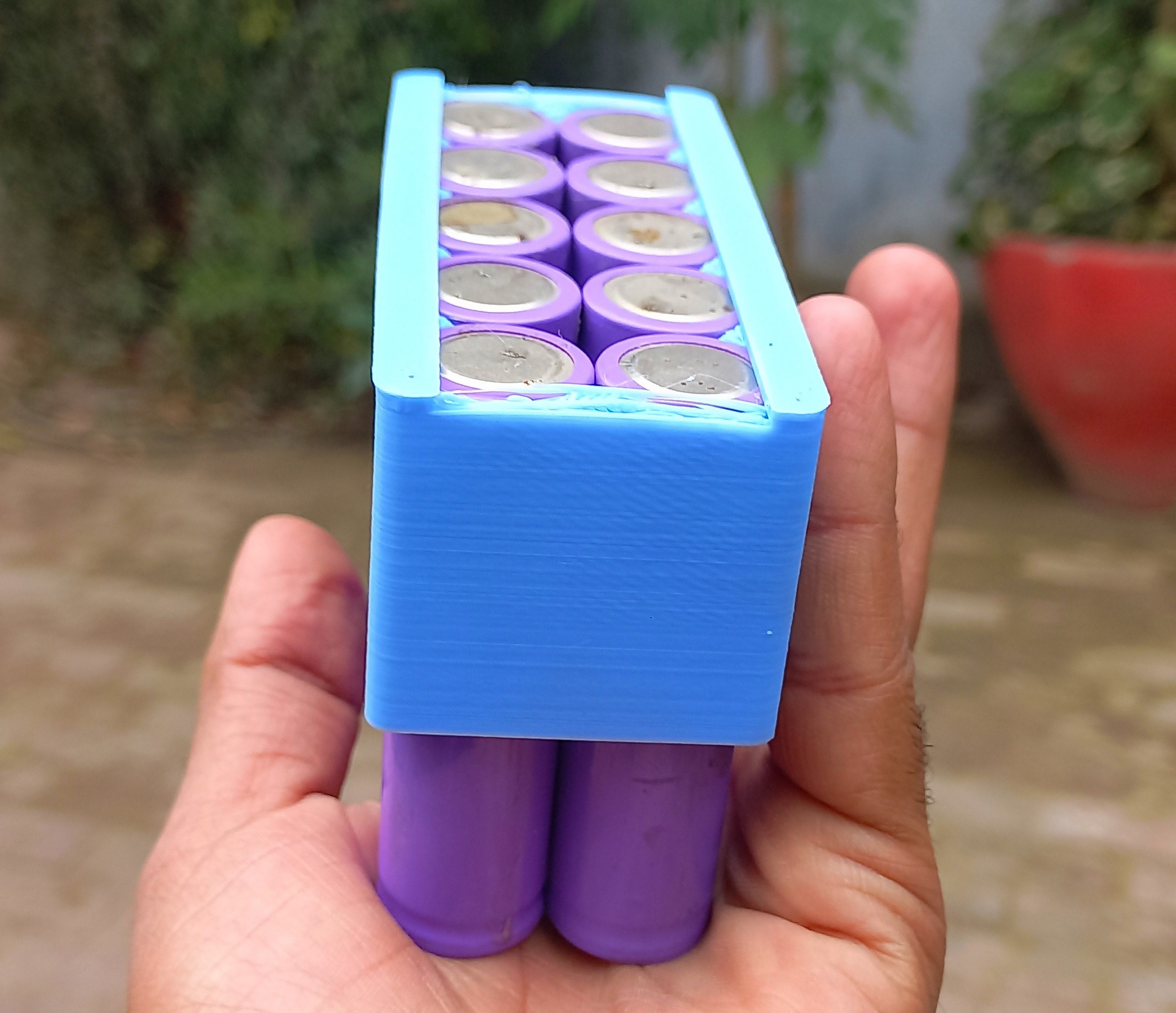 STL file 18650 LITHIUM ION DOUBLE ROW BATTERY FIXTURE FOR STRIP WELDING ...