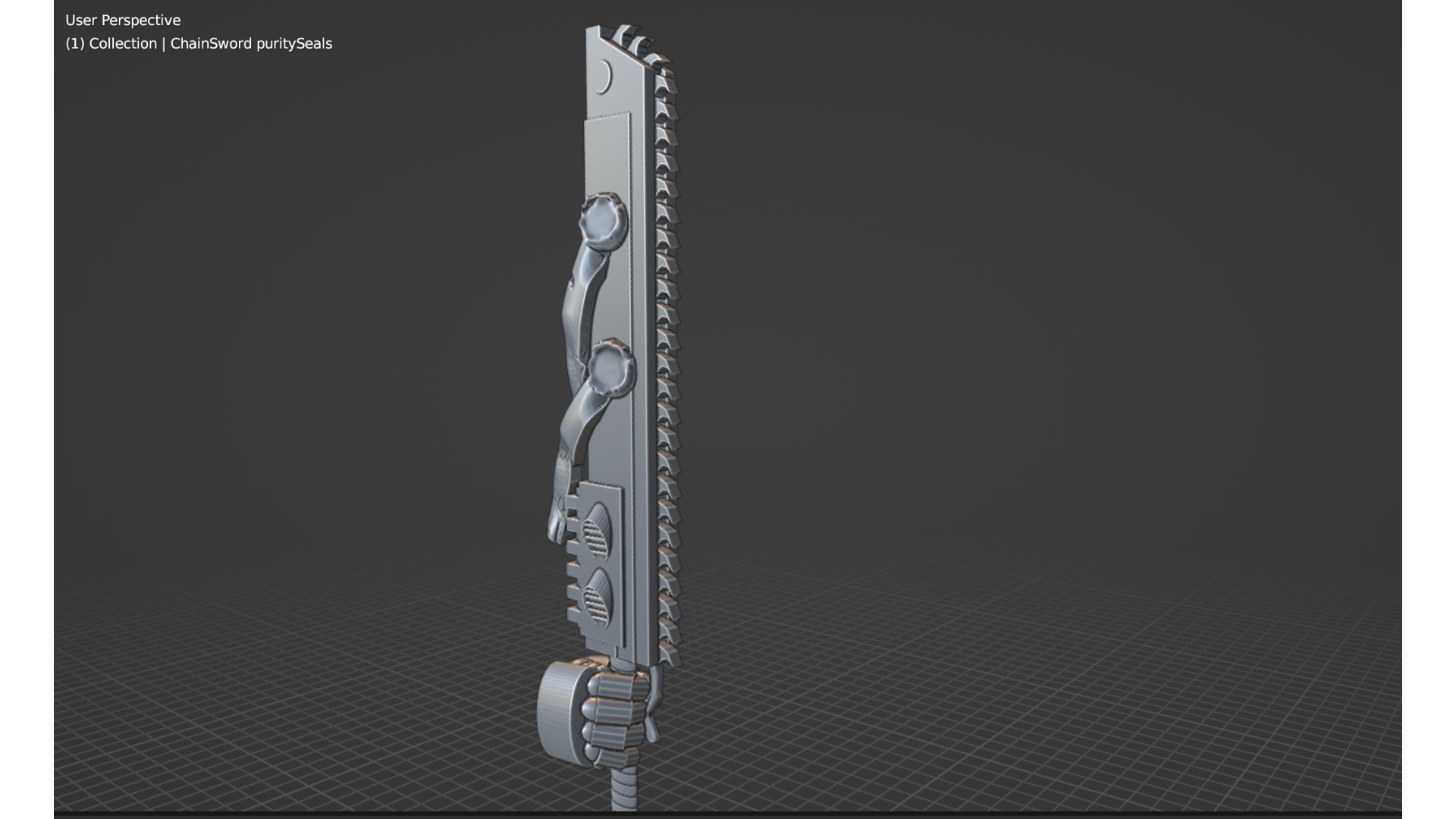 免费 3D 文件 Chainsword and Chainspear Set 🗡️ ・可下载 3D 打印对象・Cults