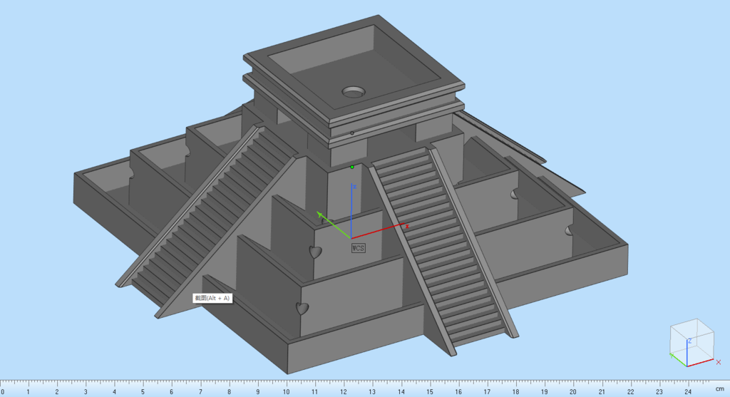 🕍 Aztec Temple Plant Pot_with waterways・Free STL File for ・Cults