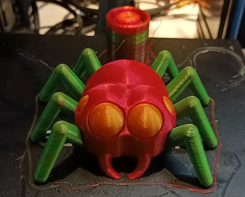 🕷️ Gizo the Spider for multi material・Free STL File for ・Cults