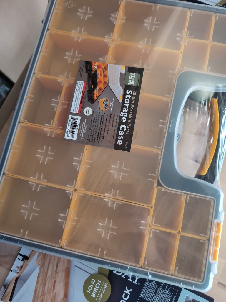 ⚙️ STOREHOUSE REIMAGINED 20-Bin Medium Portable Parts Storage Case・Free ...