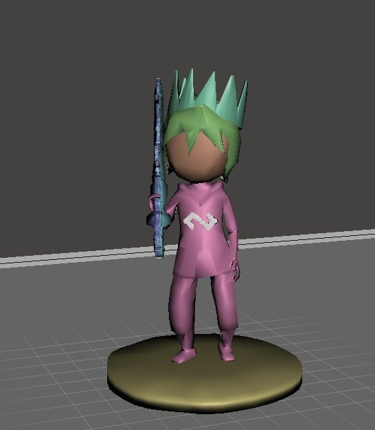 Free OBJ file Custom RS Character 🗿 ・3D printing model to download・Cults