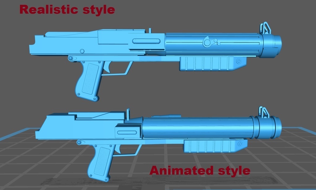 ⭐ Realistic style Star Wars Bad Batch Elite Squad DC15 blaster for ...
