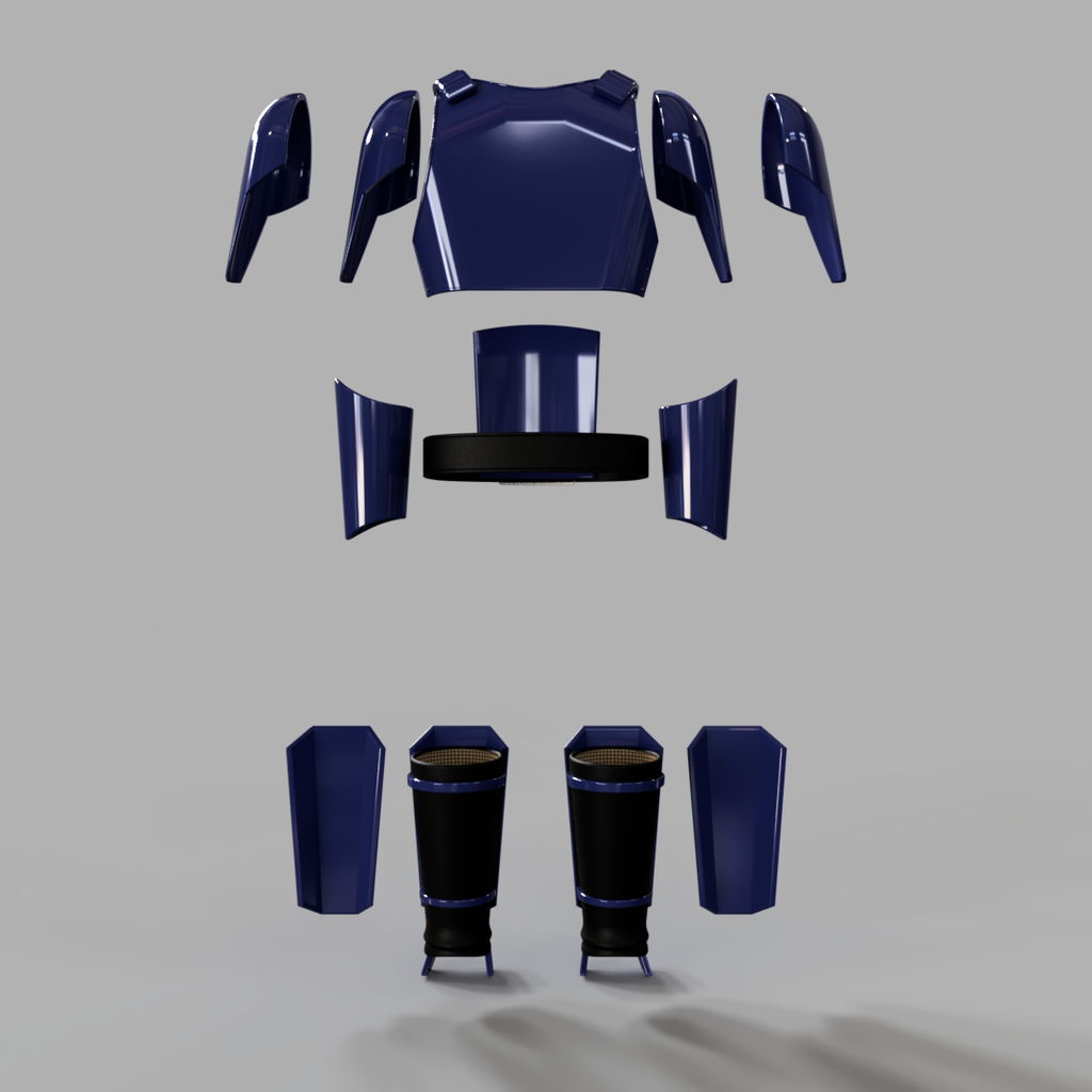 ⭐ Star Wars Force Unleashed Royal / Shadow / Senate Guard back armor ...