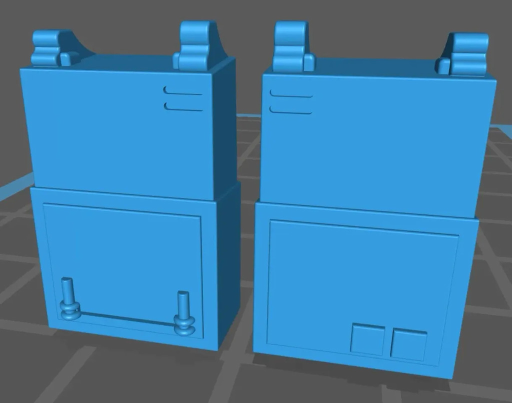 ⭐ Star Wars Clone Commander Bacara back boxes for custom figures and ...