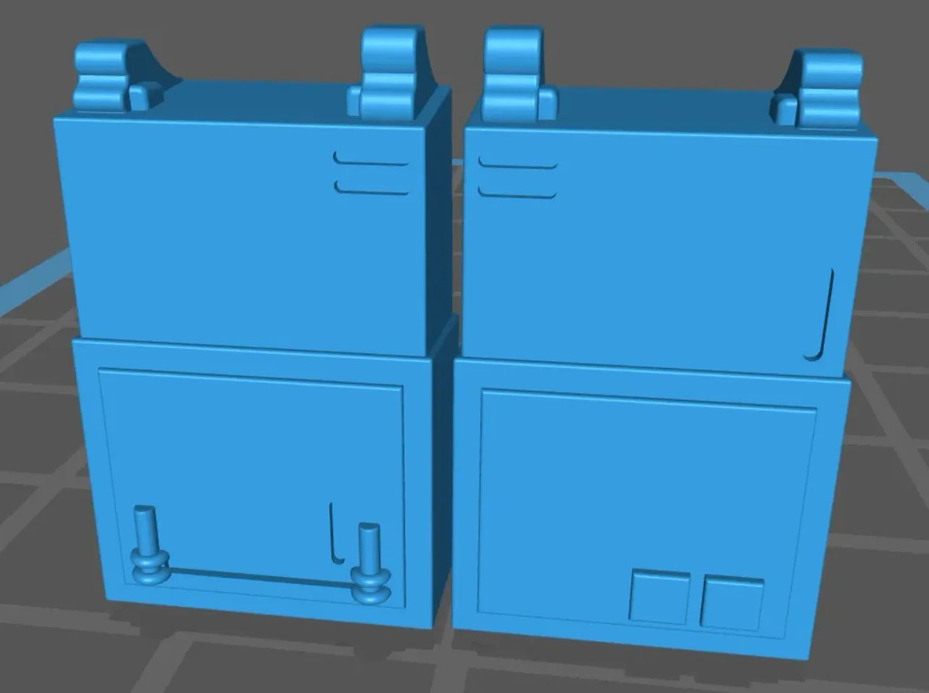 ⭐ Star Wars Clone Commander Bacara back boxes for custom figures and ...