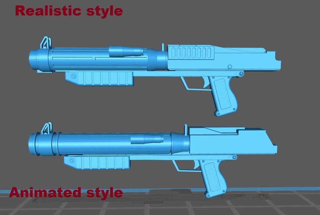 ⭐ Realistic style Star Wars Bad Batch Elite Squad DC15 blaster for ...