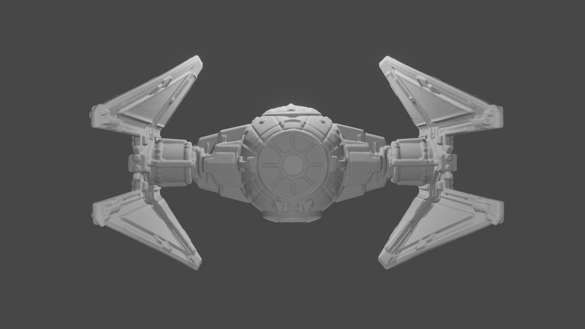 👔 imperial interceptor tie fighter・ STL File for ・Cults