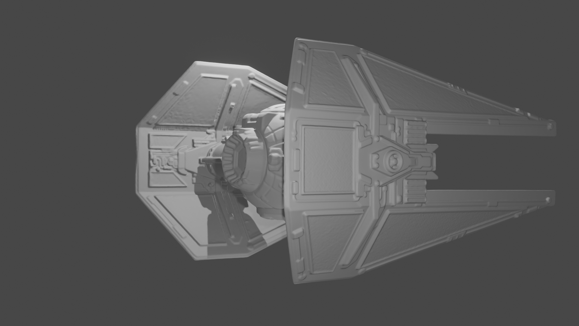 👔 imperial interceptor tie fighter・ STL File for ・Cults