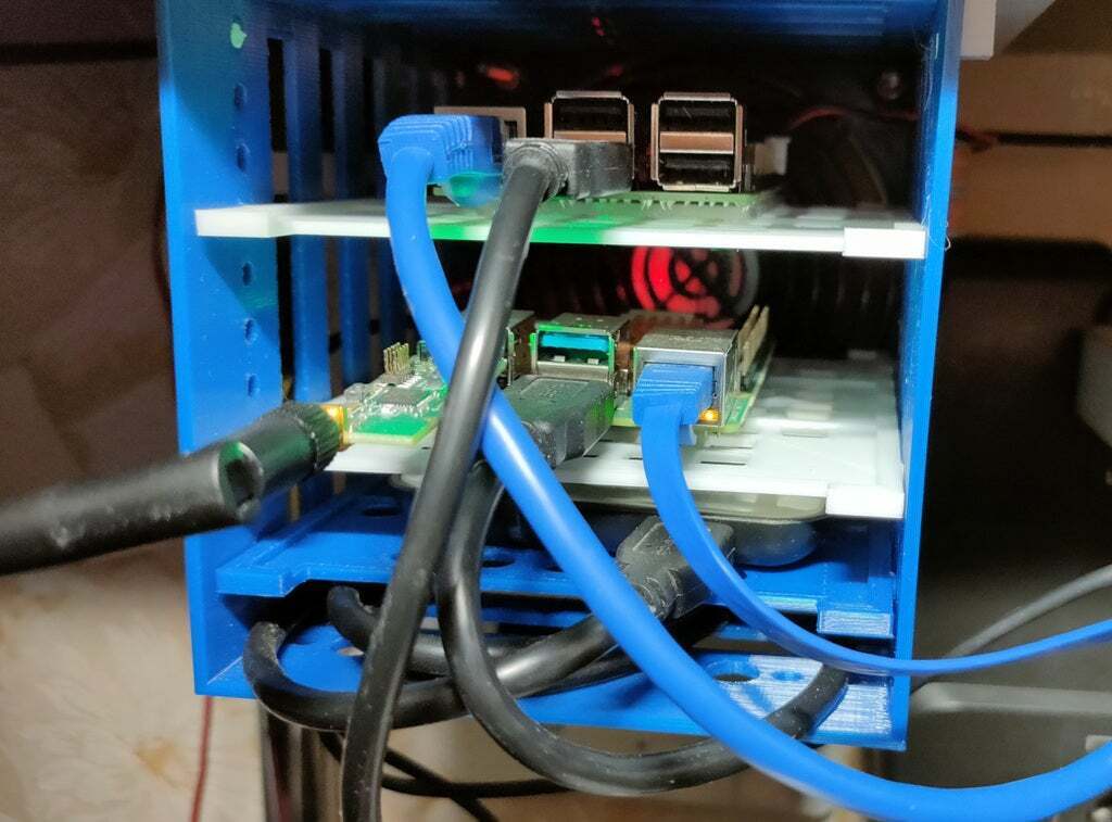 Free STL file Raspberry pi stack with 120 mm fan 🔧 (SCAD)・Model to ...