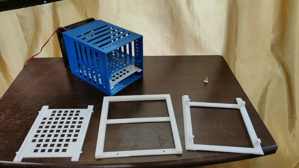 Free STL file Raspberry pi stack with 120 mm fan 🔧 (SCAD)・Model to ...