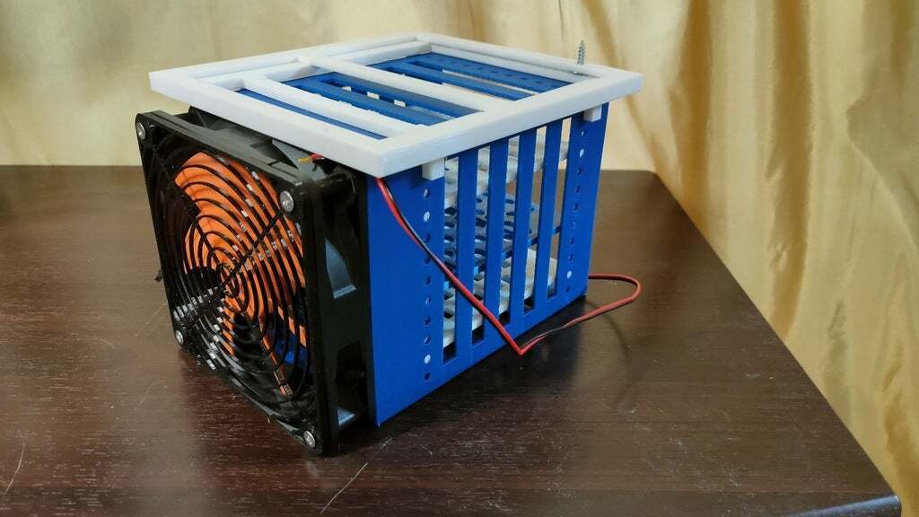 Free STL file Raspberry pi stack with 120 mm fan 🔧 (SCAD)・Model to ...