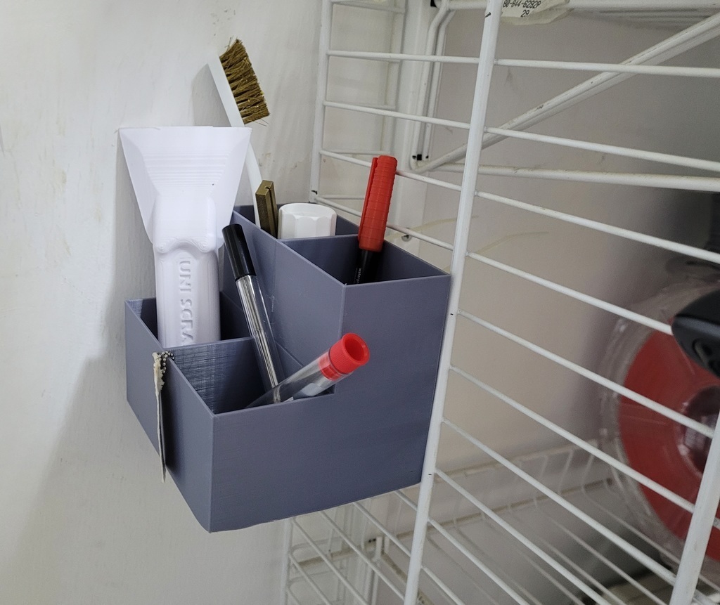 Free STL file Simple Customizable Wall Organizer 🖼 (SCAD)・3D printable ... Free STL file Simple Customizable Wall Organizer 🖼 (SCAD)・3D printable ...