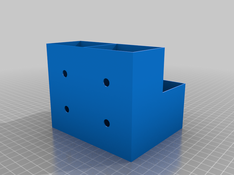 Free STL file Simple Customizable Wall Organizer 🖼 (SCAD)・3D printable ...