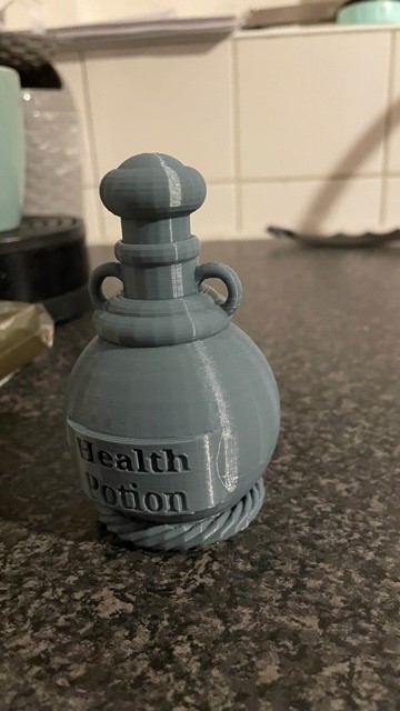 Free STL file Health potion 🧑‍⚕️ ・Model to download and 3D print・Cults
