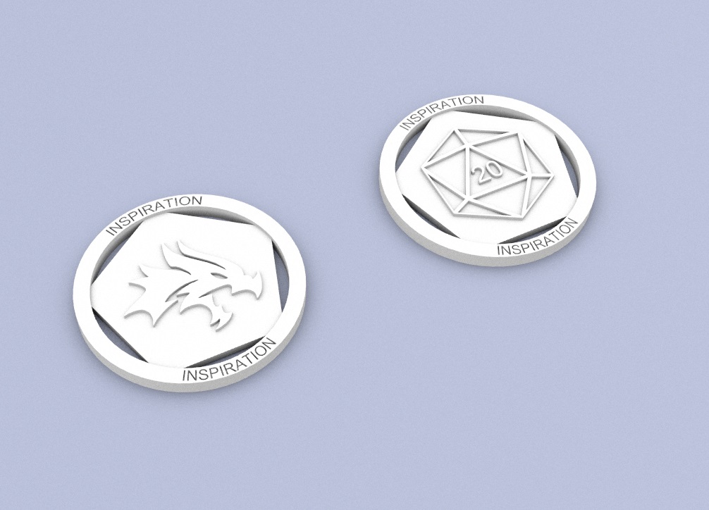 👹 Inspiration Token・Free STL File for 3D printing・Cults