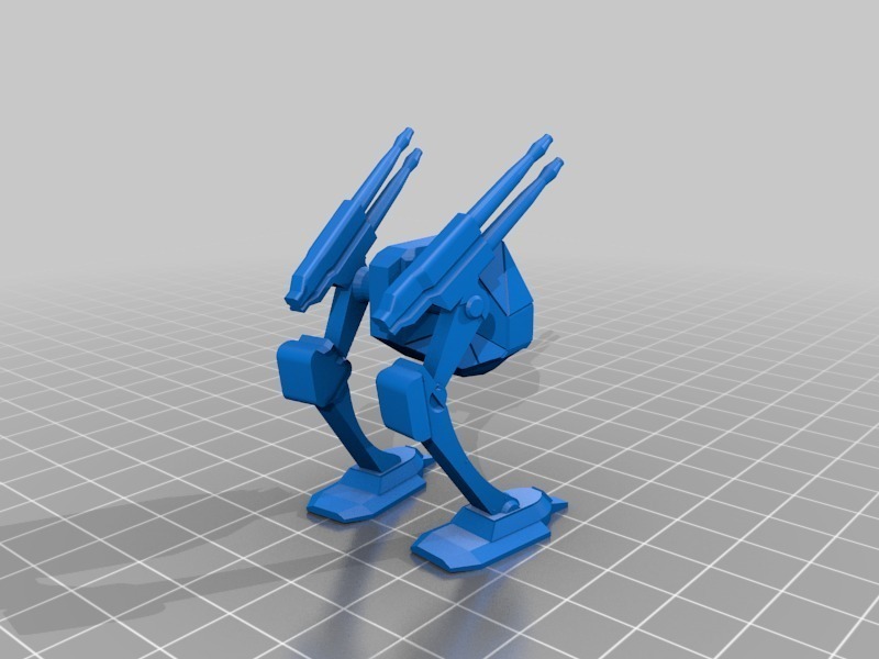 Free STL file Artillery Mech (Wargaming Mini) 🧨 ・Object to download and ...