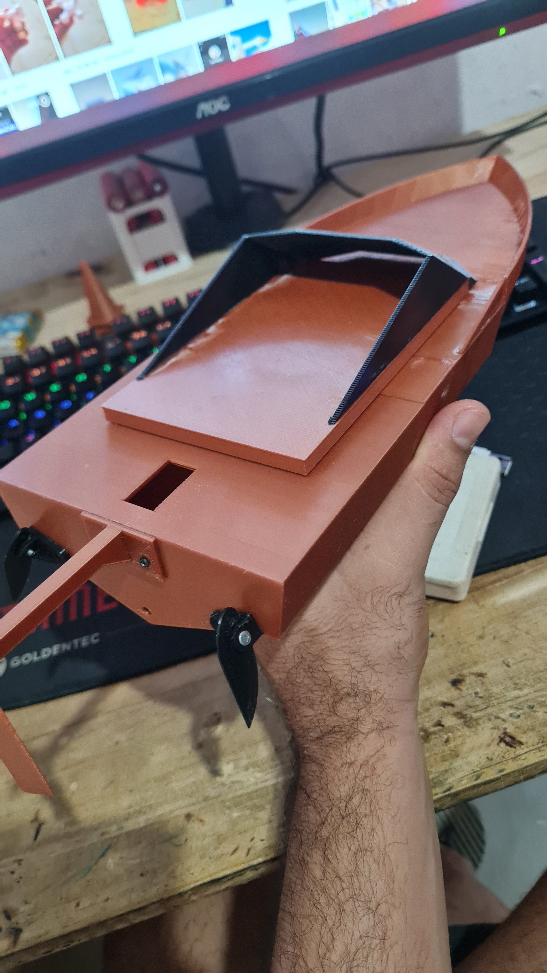 3D printing 3D Printed RC Brushless Speed Boat・Cults