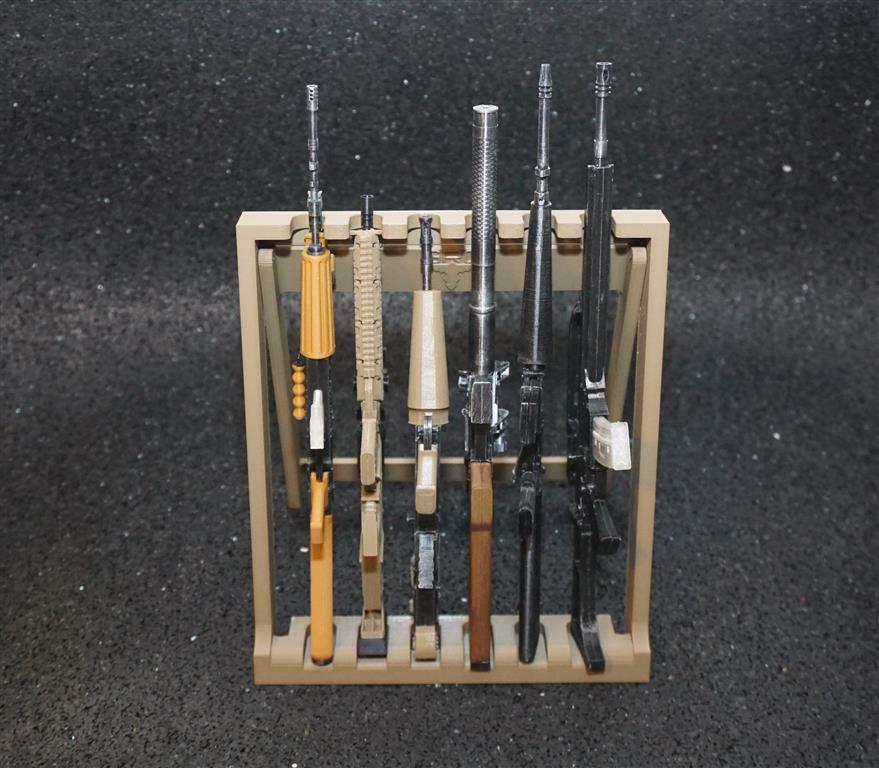 🔫 Gunrack - scale 1/4・Free STL File for 3D printing・Cults