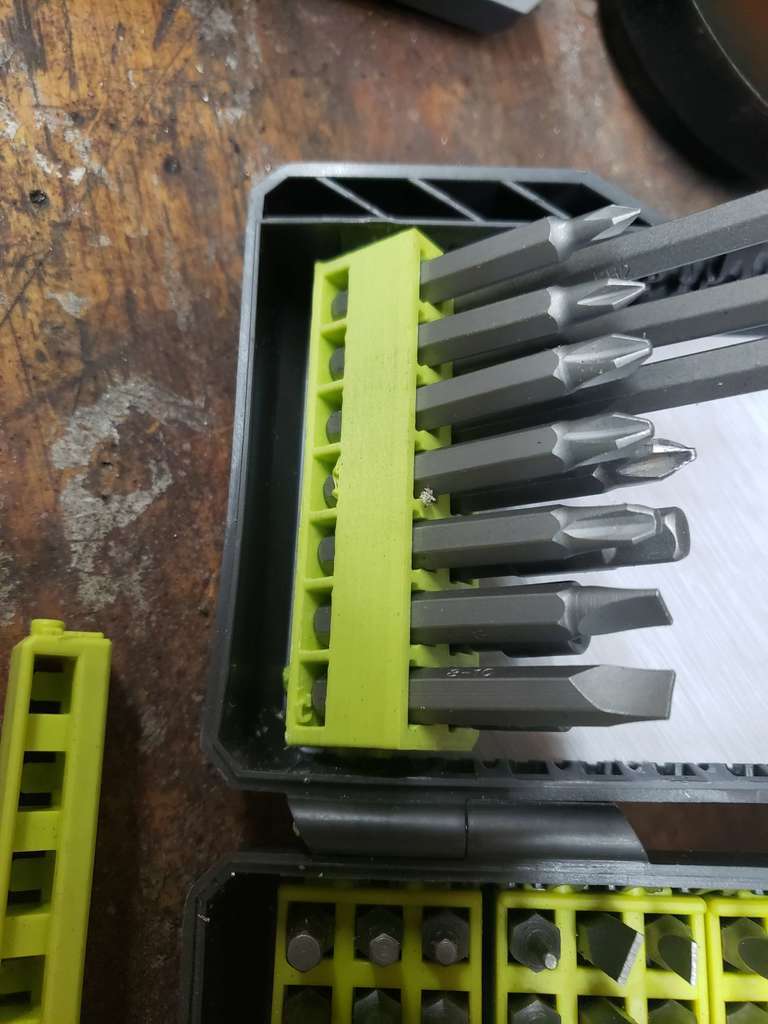 Free STL file RYOBI driver bit kit mounts 🔧 ・3D printable model to ...